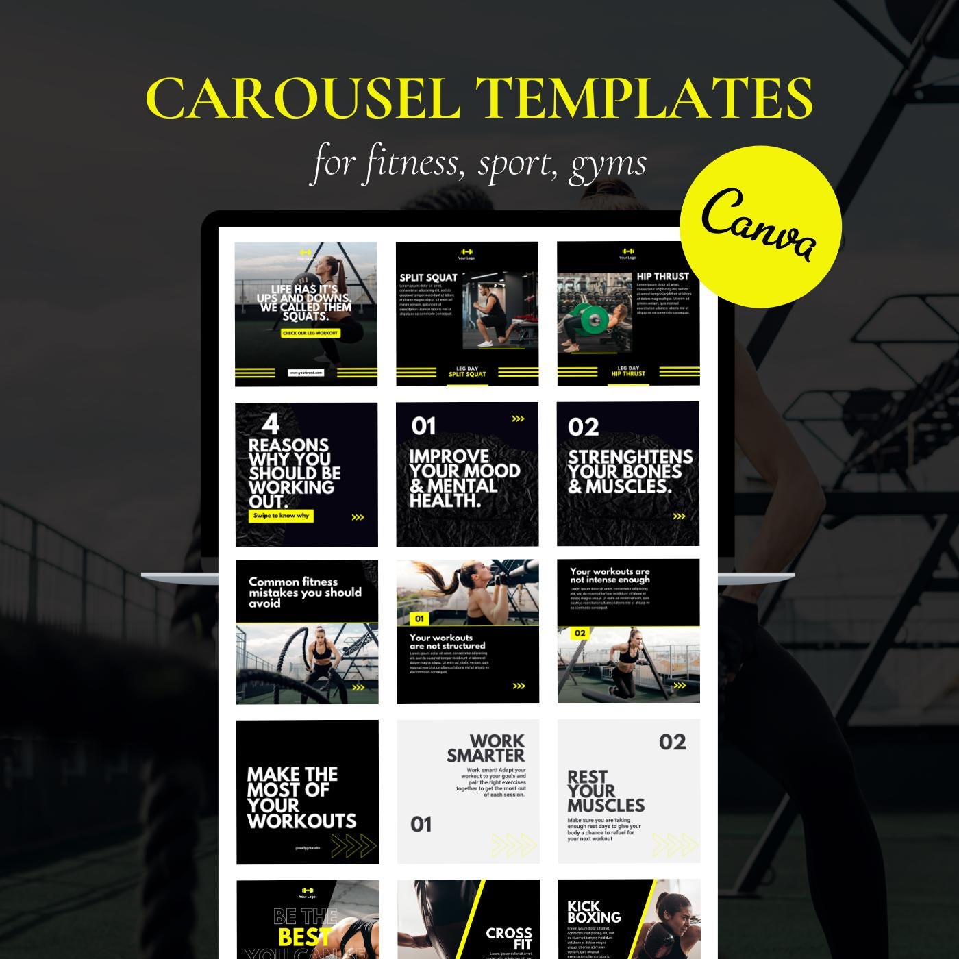 Instagram Carousel With Our Social Media Template Sport | Instagram ...