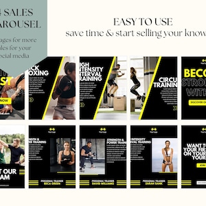 Instagram Carousel With Our Social Media Template Sport | Instagram ...