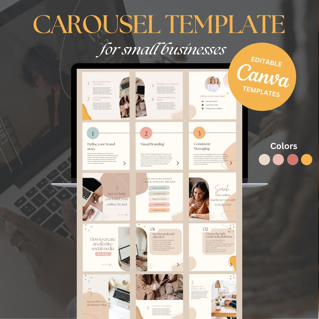 Canva Carousel Templates for Every Business | Carousel | Instagram ...