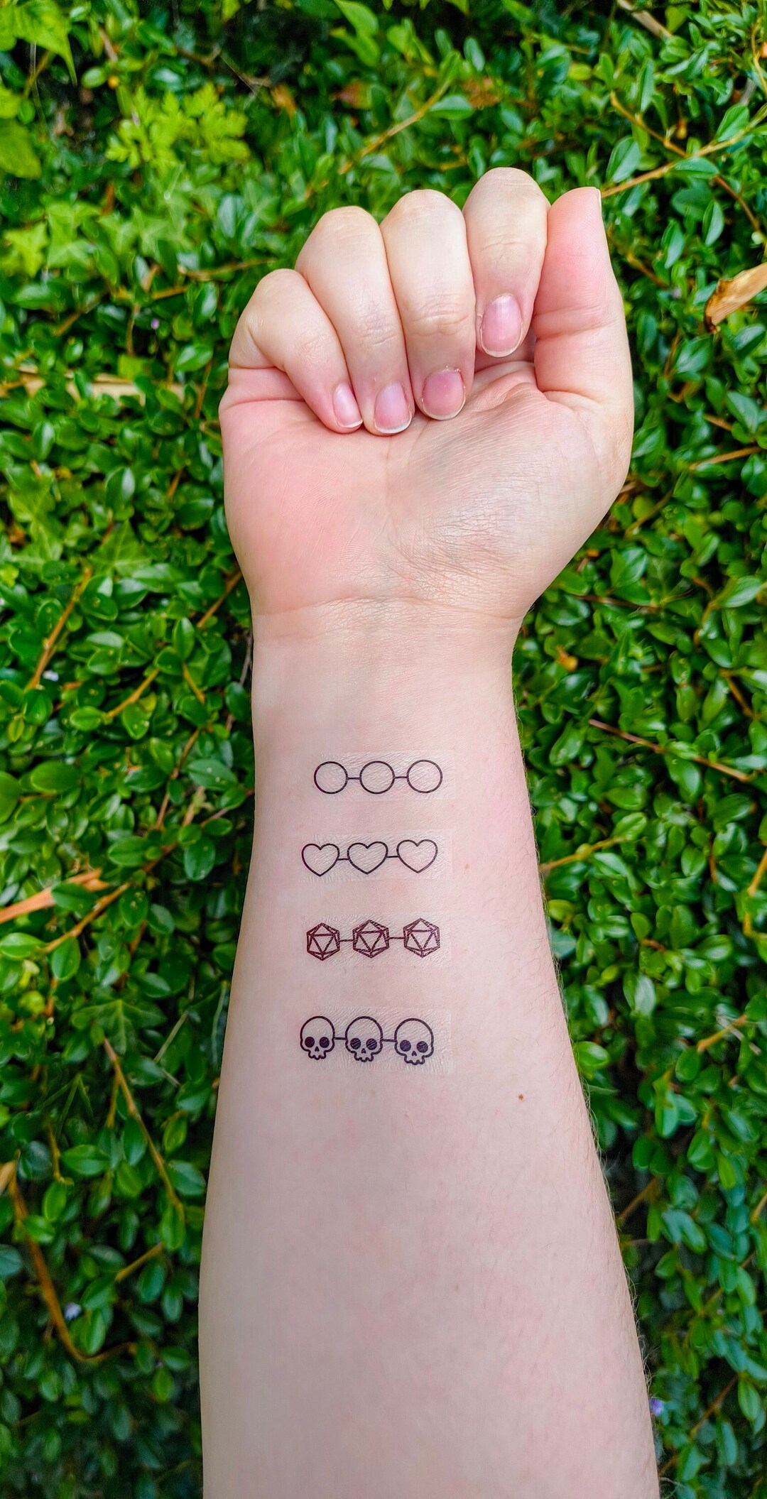 D&D 5E Saving Throw Temporary Tattoo X4 - Etsy