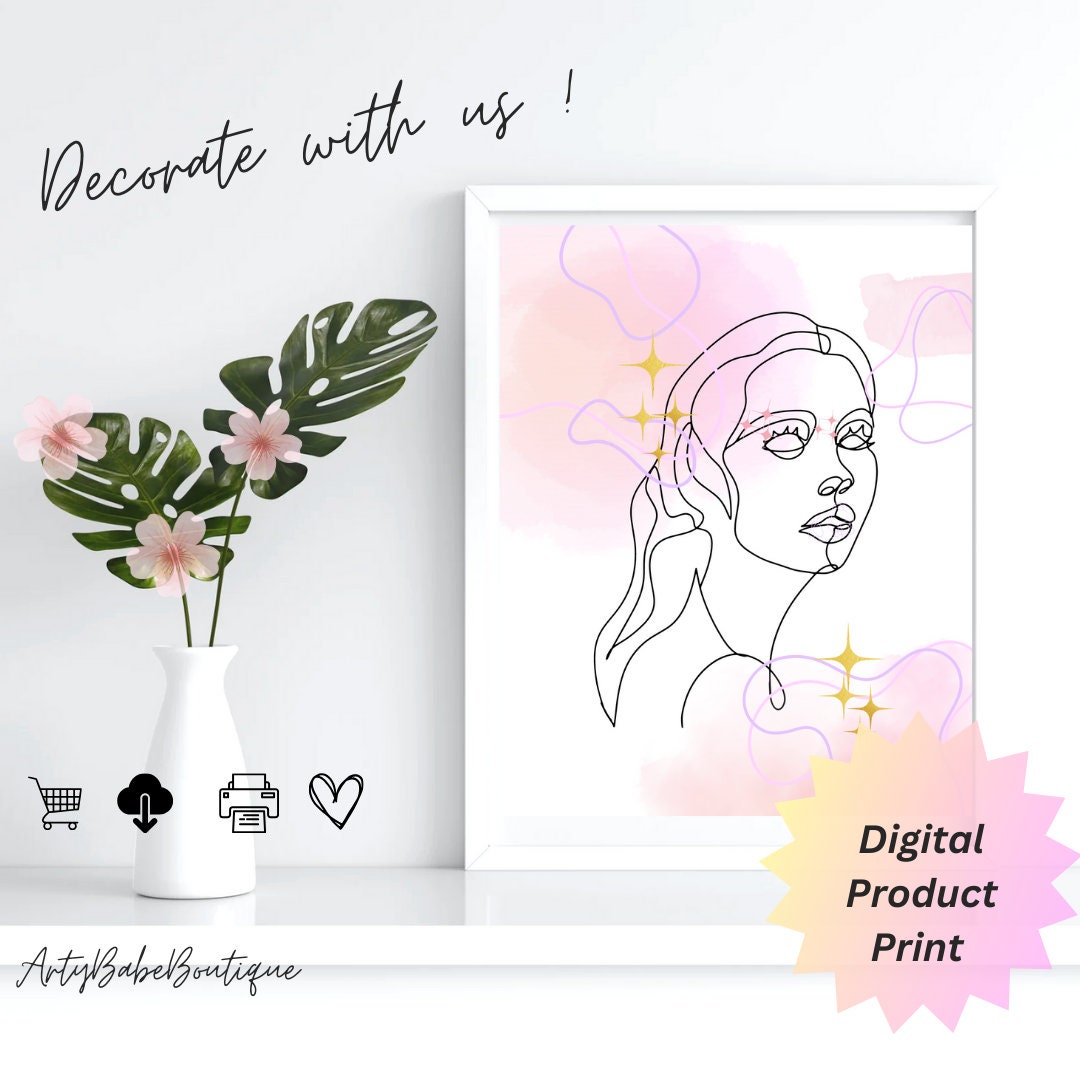 Girls Room Art , Nursery Art , Pink Digital Art , Teenage Girl Room Art ...