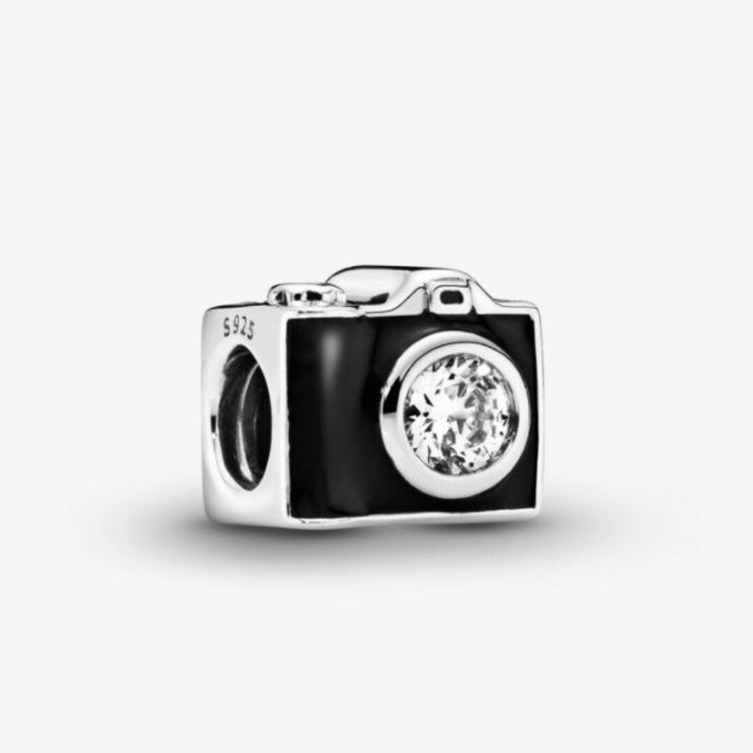 Pandora Sentimental Snapshots Camera Charm Black Enamel - Etsy