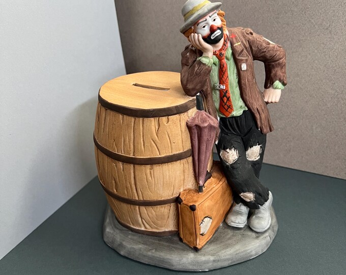 Vintage Emmit Kelly Clown Bank, Great Vintage Condition, No Chips or ...