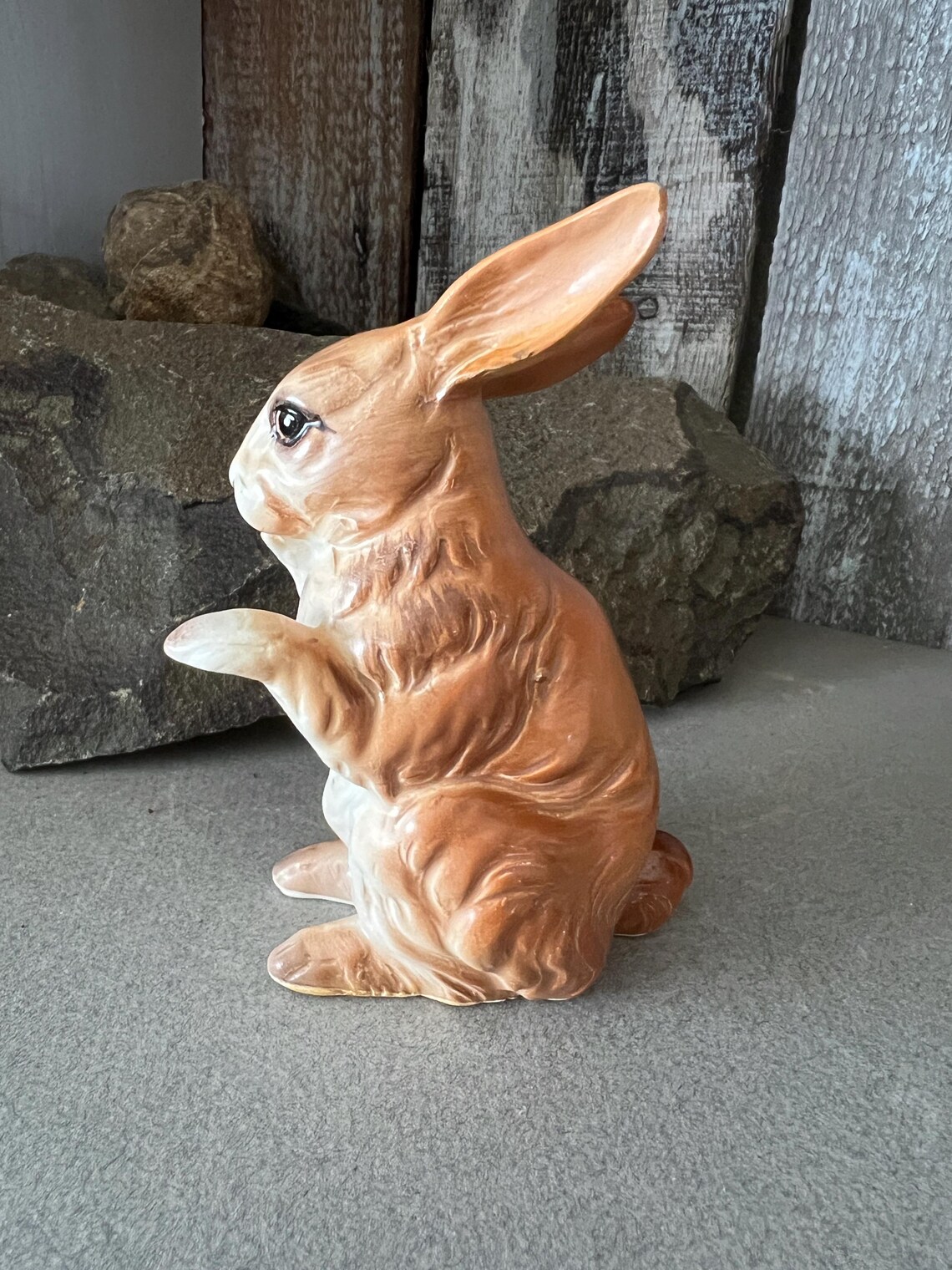 Vintage Lefton Rabbit, Paw to Mouth, One Only, Excellent Condition ...