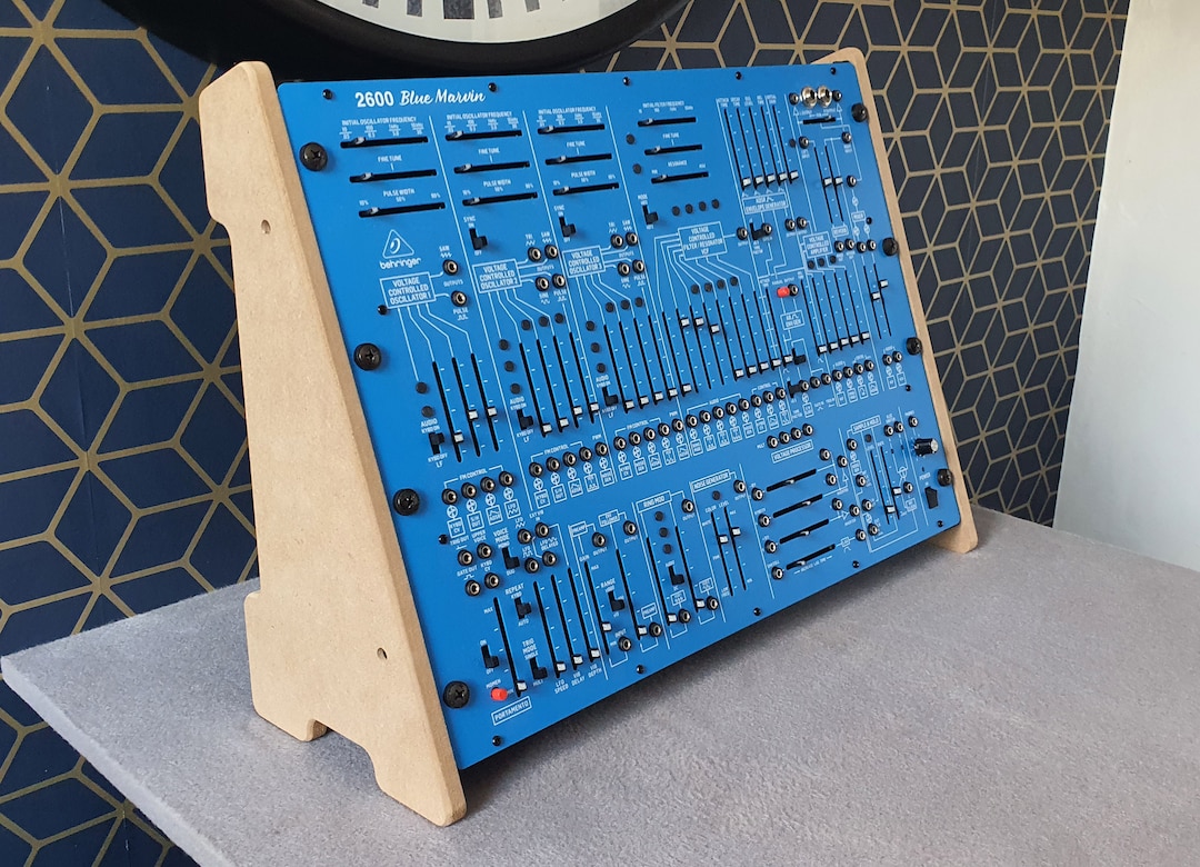 Behringer 2600 Blue Marvin, Gray Meanie - MDF Dual Angle 8U Stand - Etsy UK