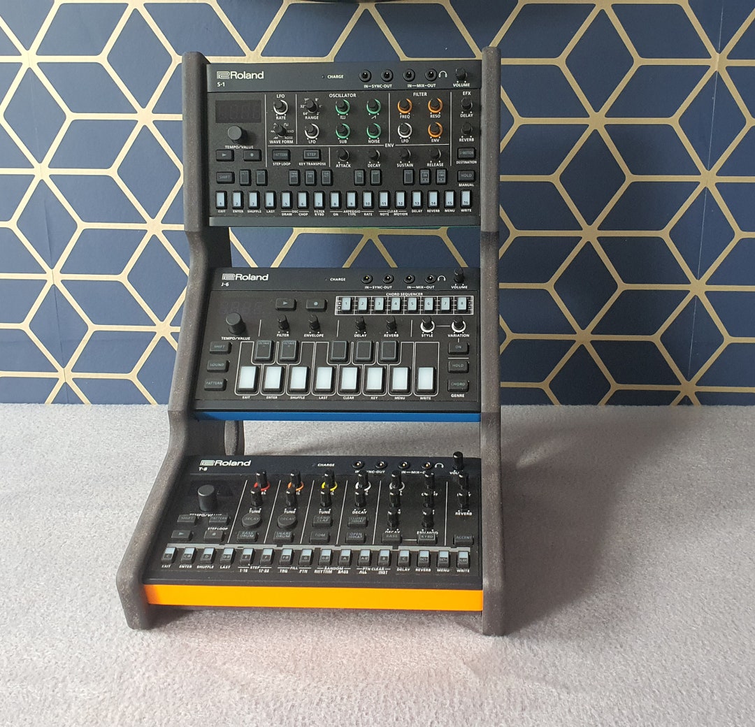 Black Valchromat Triple Stand for Roland Aira Compact Synths - Etsy