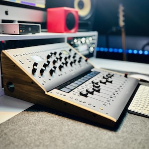 Softube Console & Fader MK3 Solid Oak Dual Stand From Synths and Wood ...