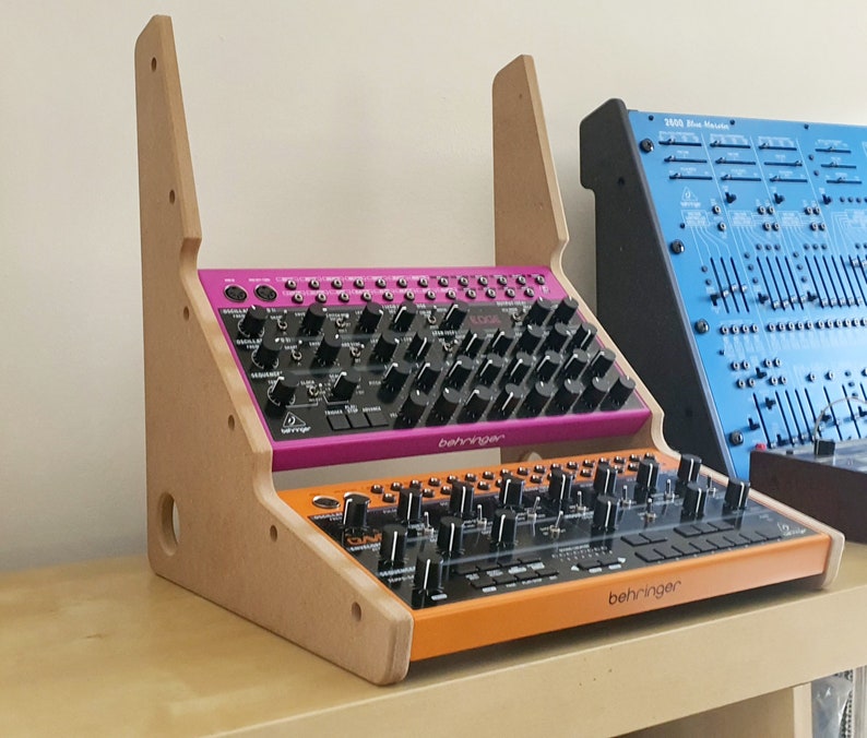 Behringer Crave, Edge & Spice - MDF Triple Stand From Synths and Wood ...