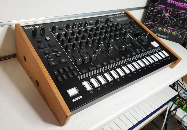 Roland TR8S Solid Oak Stand From Synths and Wood - Etsy