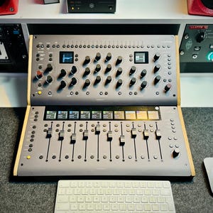 Softube Console & Fader MK3 Solid Oak Dual Stand From Synths and Wood ...