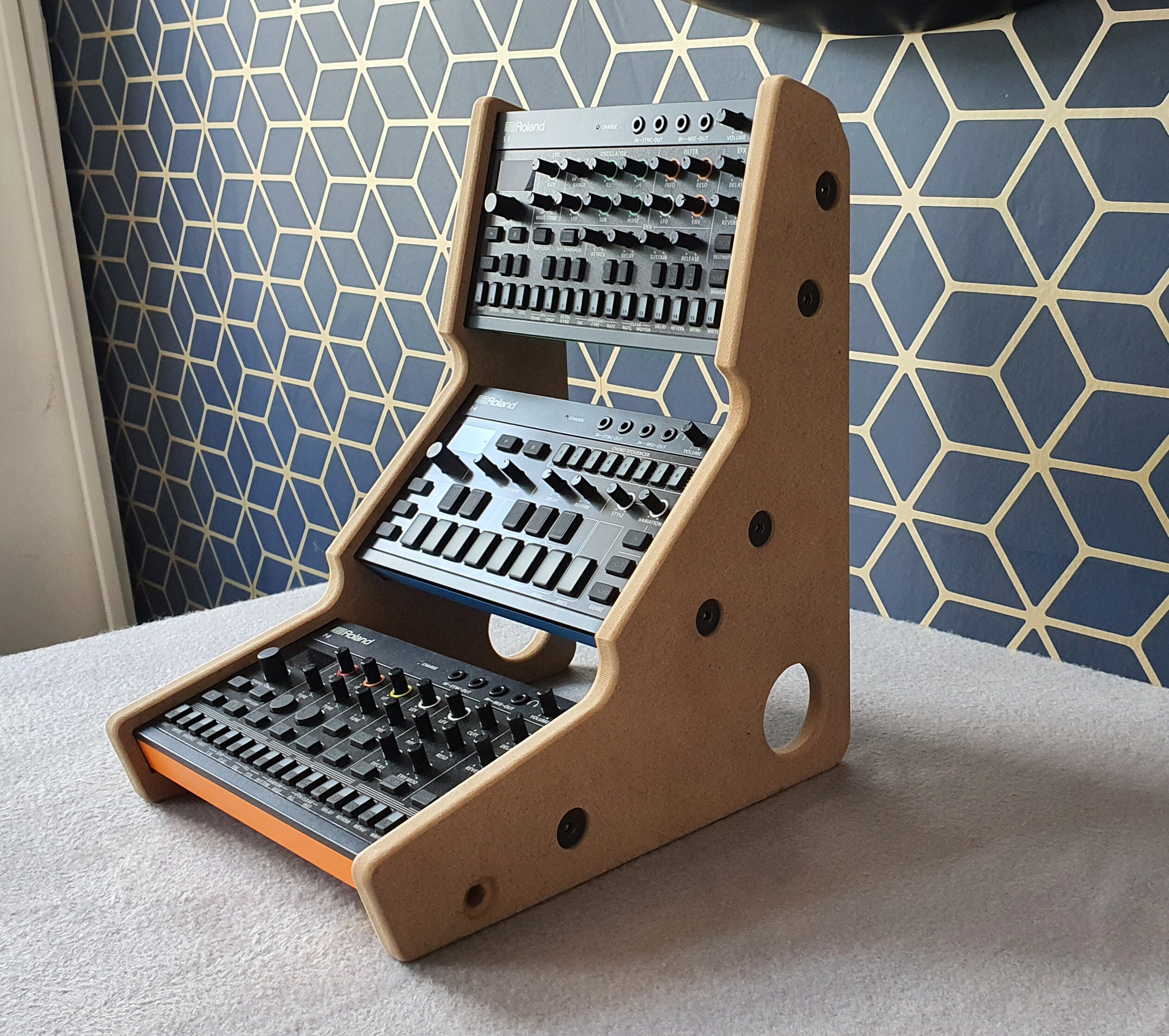 Roland Aira Compact S1 J6 T8 E4 - MDF Triple Stand From Synths and Wood ...