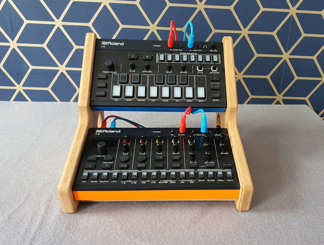Roland Aira Compact S1 J6 T8 E4 - Oak Veneer Stand From Synths and Wood ...