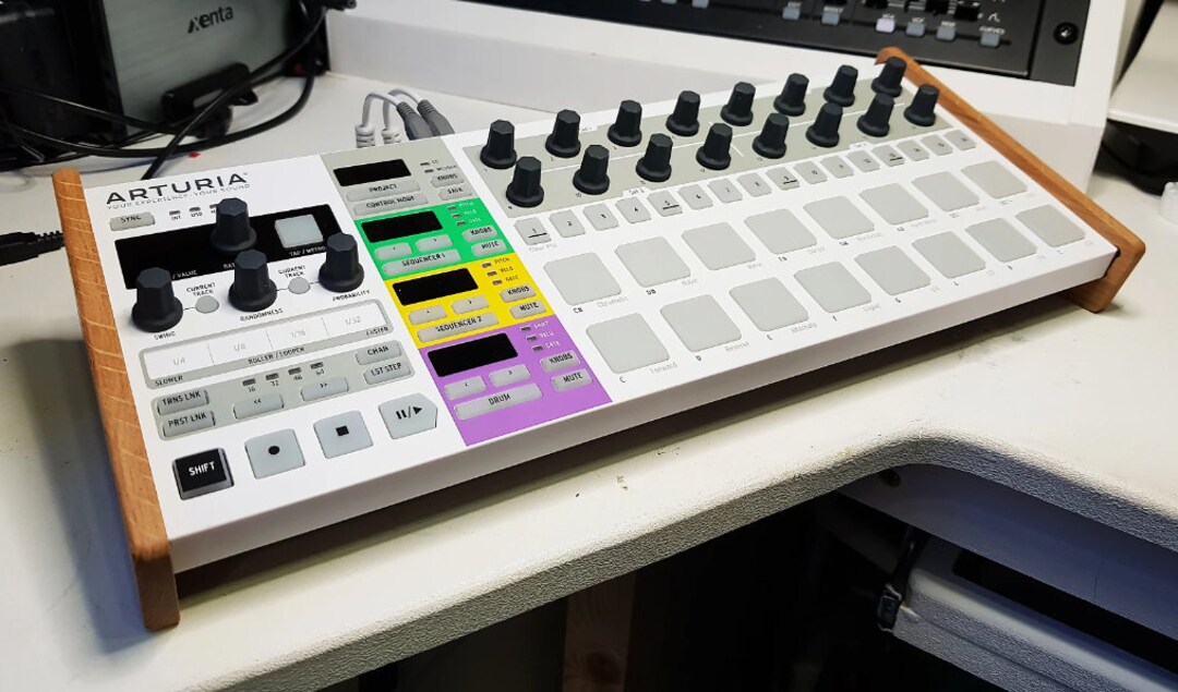 Arturia Beatstep Pro Oak Solid Oak Stand From Synths and Wood - Etsy