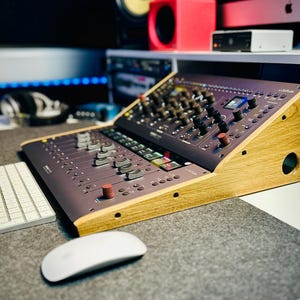 Softube Console & Fader MK3 Solid Oak Dual Stand From Synths and Wood - Etsy
