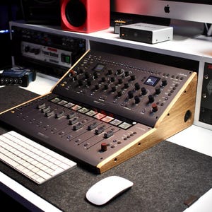 Softube Console & Fader MK3 Solid Oak Dual Stand From Synths and Wood ...