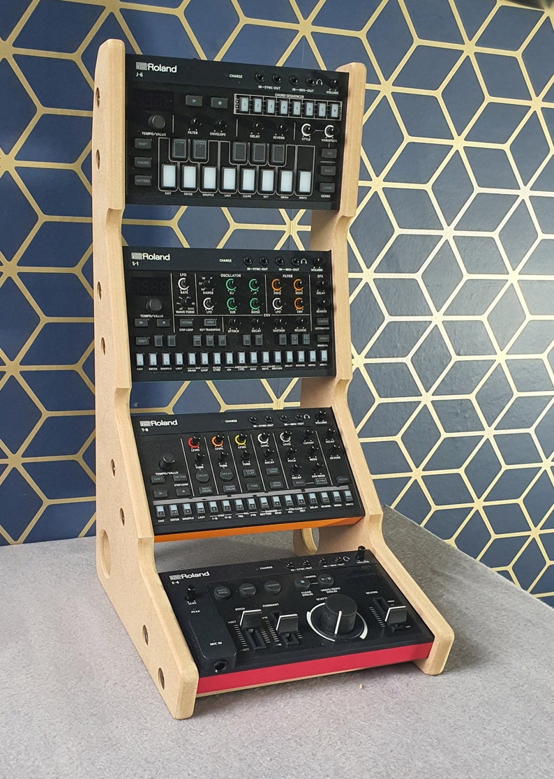 Roland Aira Compact S1 J6 T8 E4 - MDF QUAD Stand From Synths and Wood ...