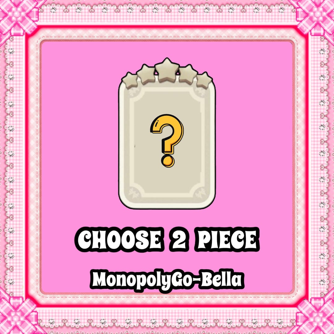 Monopolygo Sticker 5 Star 2 Pieces - Etsy