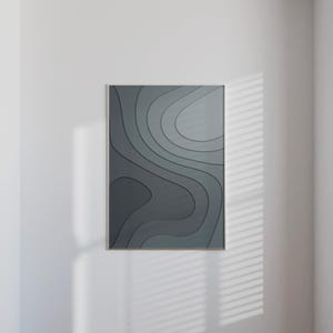 Gray Digital Download Abstract Art Print – Minimalist Wall Art for ...