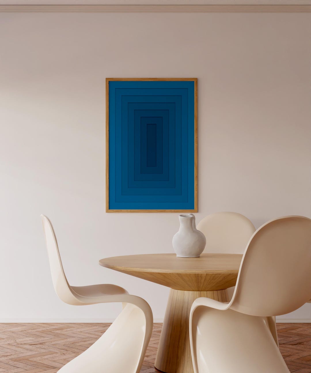 Blue Abstract Art Print - Wall Posters for Living Room – Abstract ...