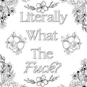 Custom Adult Coloring Pages - Etsy