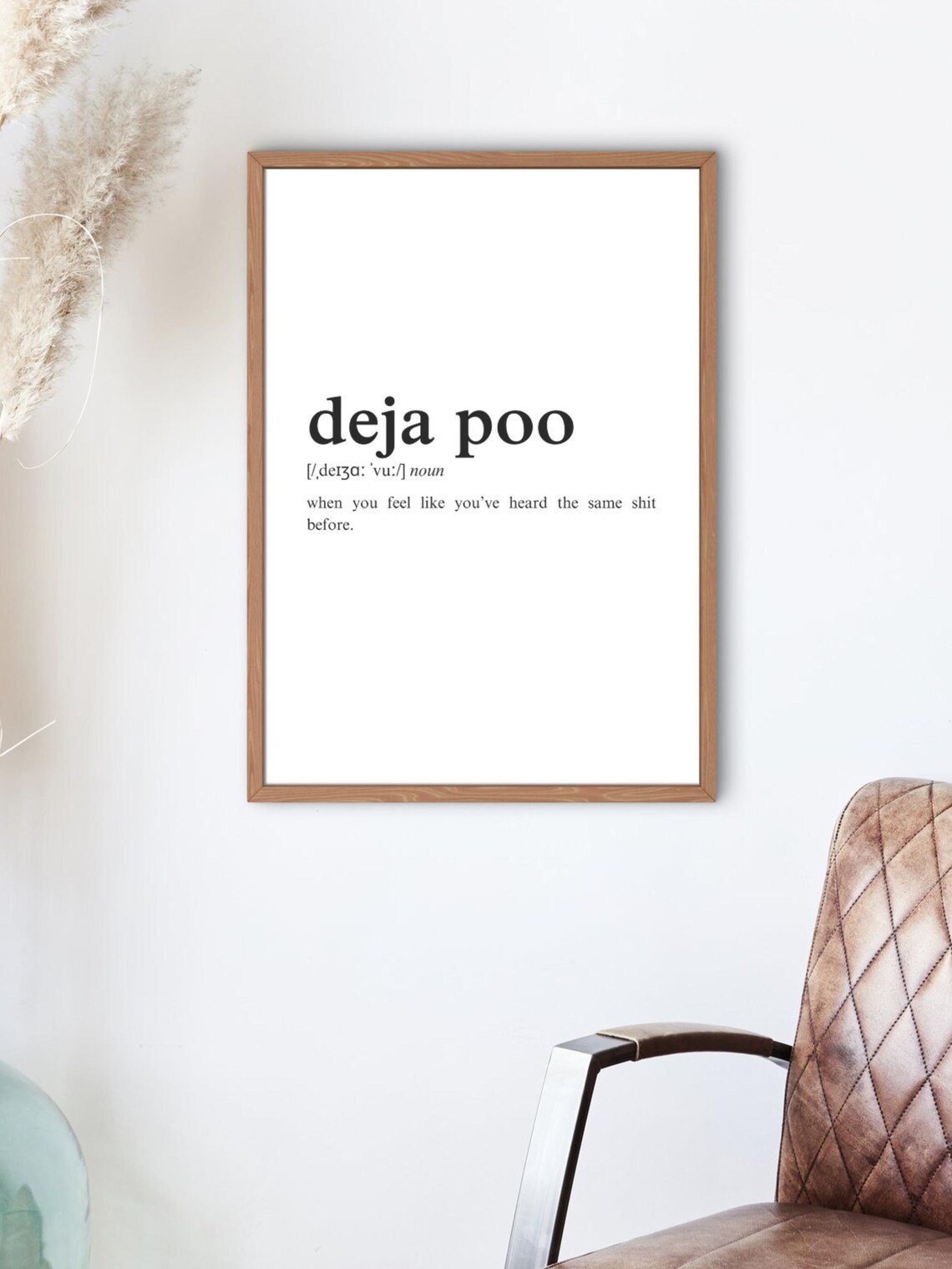 Deja Poo Definition Print, Deja Poo Quote Poster, Deja Poo Art Prints ...