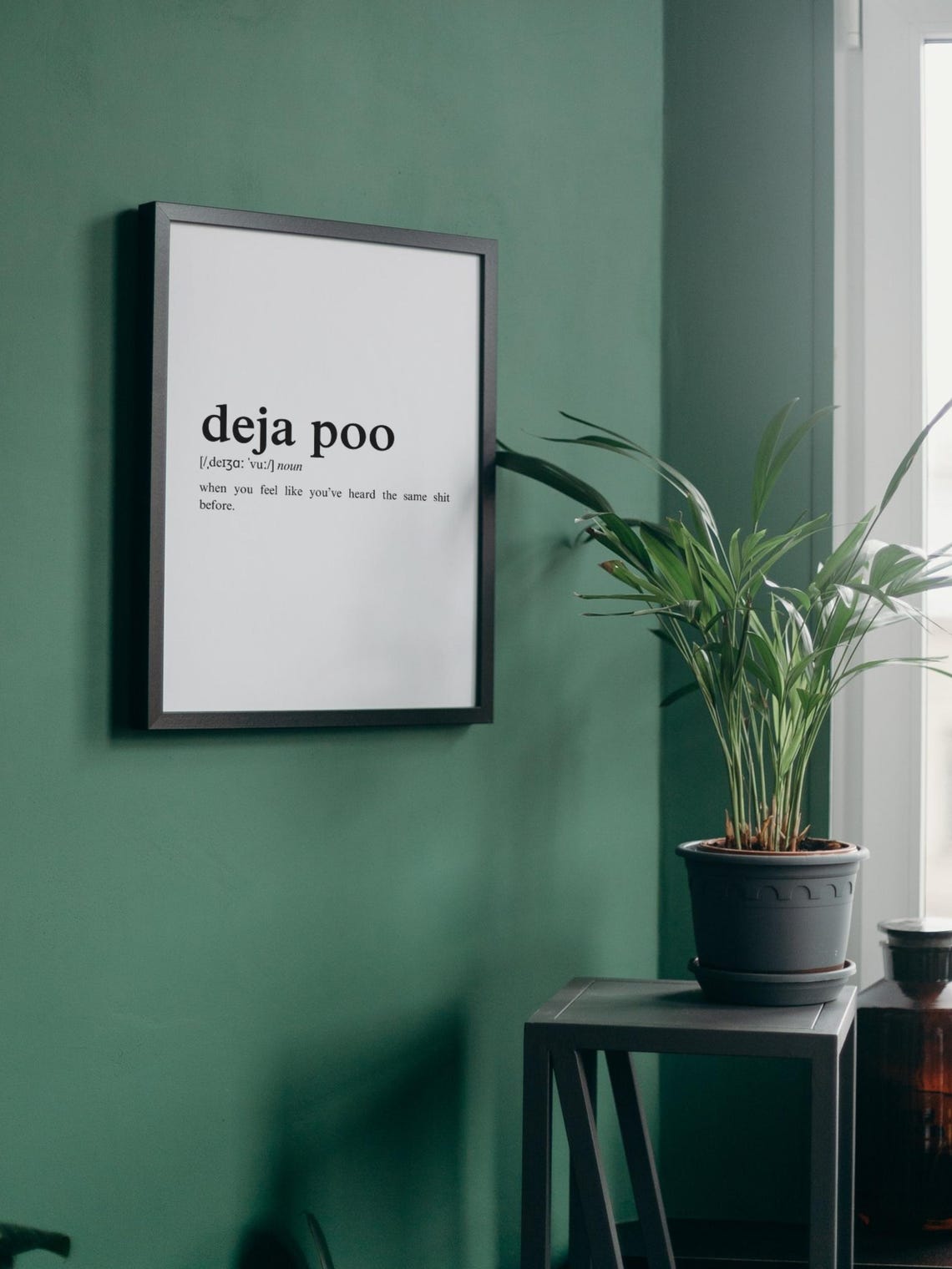 Deja Poo Definition Print, Deja Poo Quote Poster, Deja Poo Art Prints ...