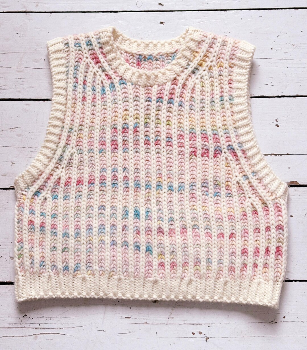 The Katie Vest Knitting Pattern - Etsy