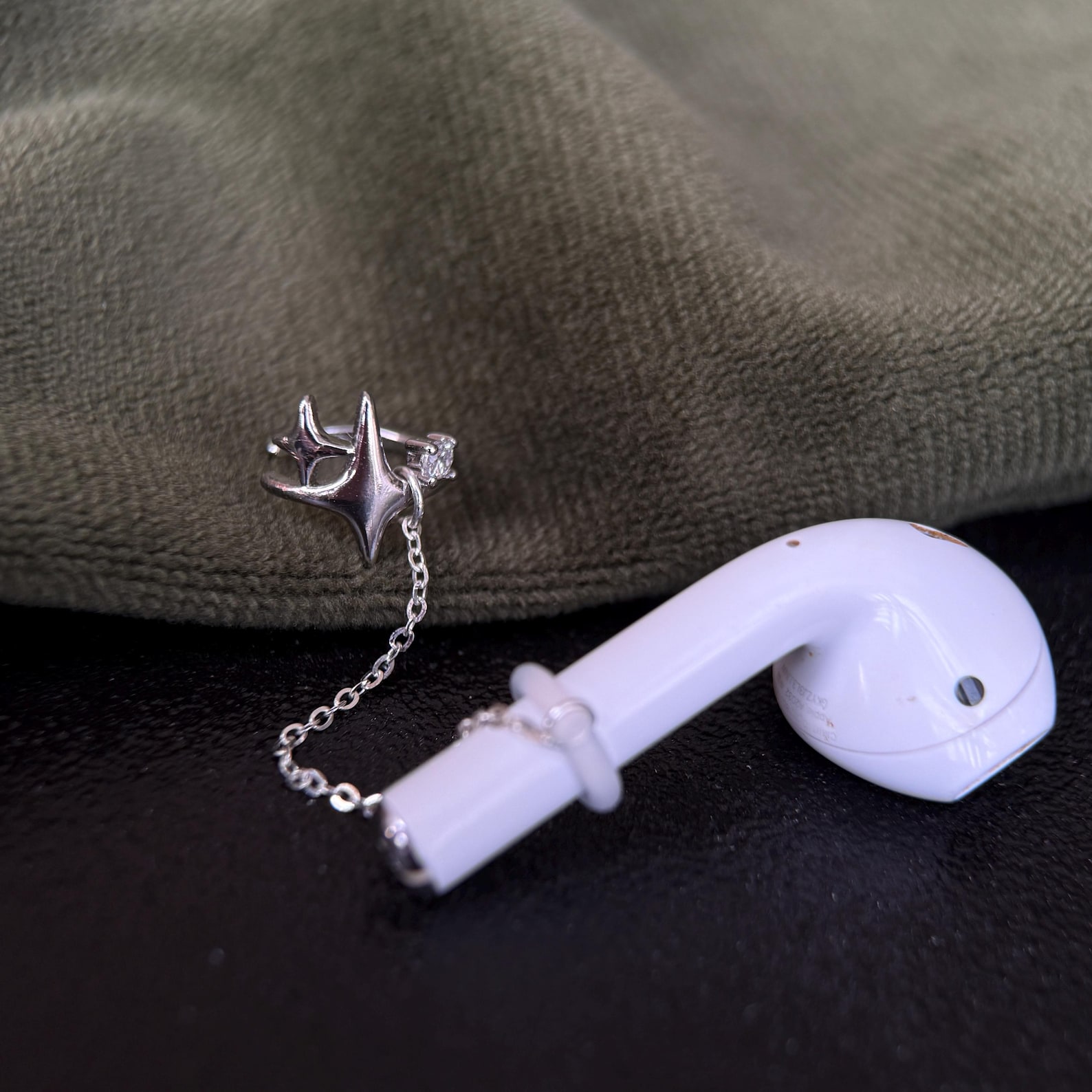 Star Earplug Earring / Earbud Holder: Non-piercing Ear Cuff, Copper ...