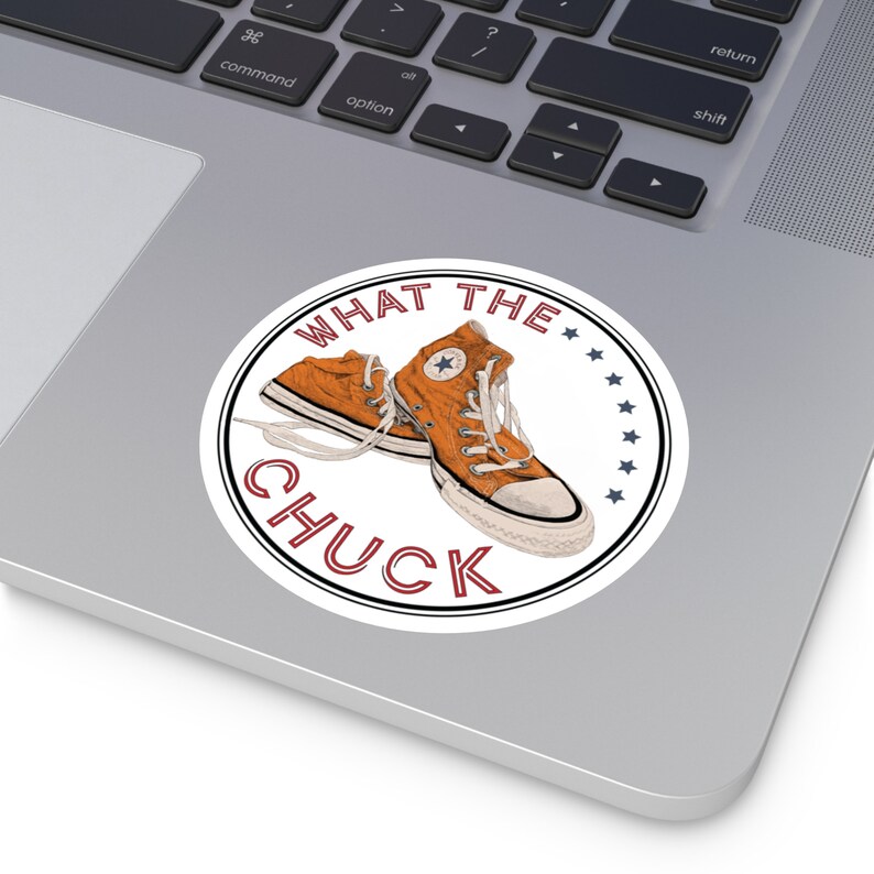 Converse Sticker, Chuck Taylor Sticker, WTF Sticker Round Stickers ...