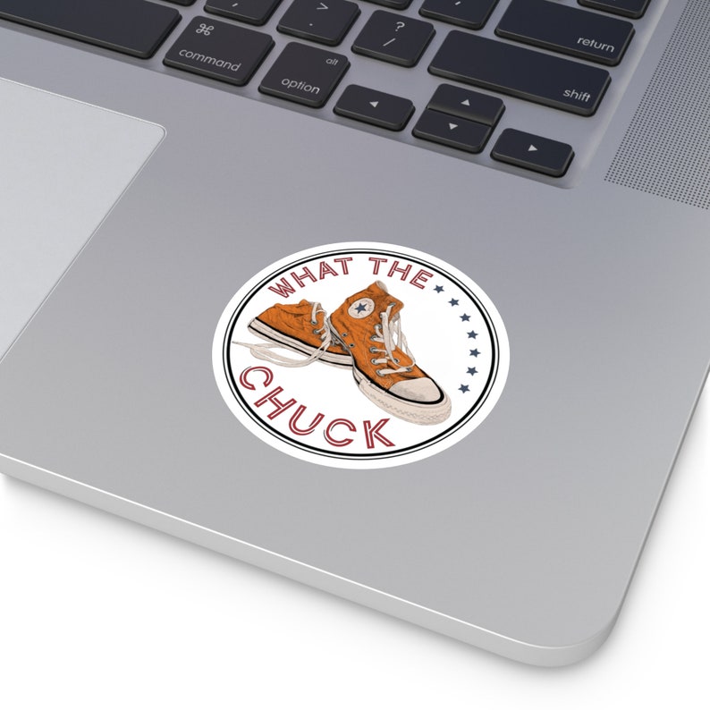 Converse Sticker, Chuck Taylor Sticker, WTF Sticker Round Stickers ...