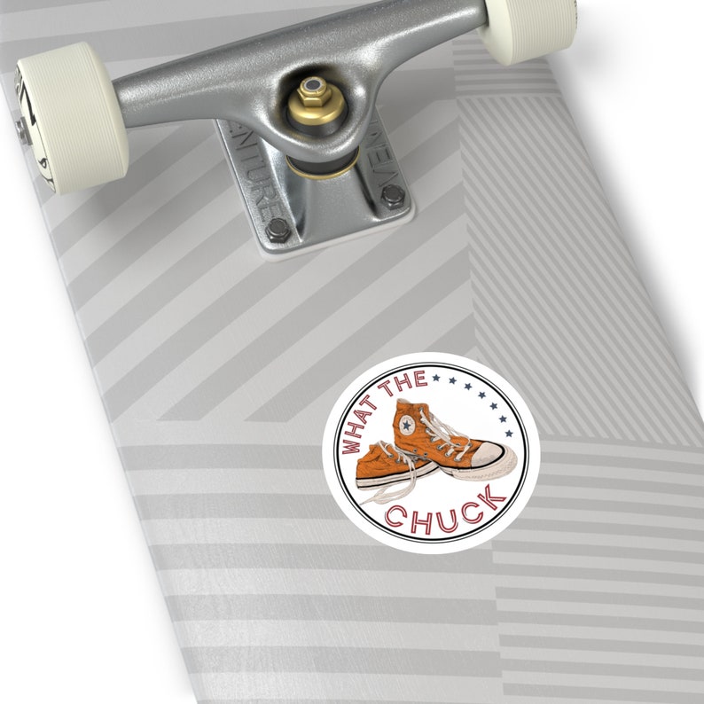 Converse Sticker, Chuck Taylor Sticker, WTF Sticker Round Stickers ...