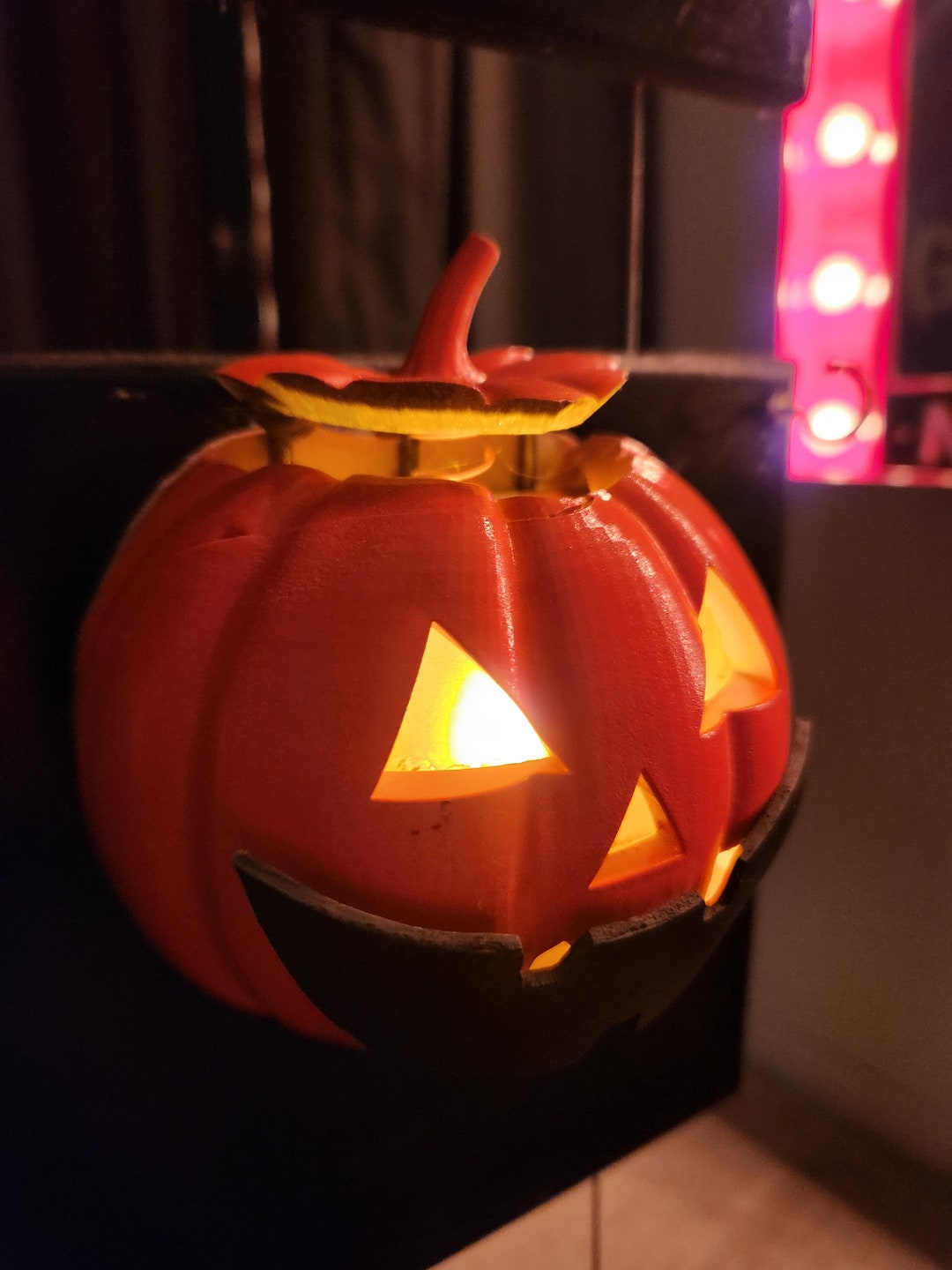 Jack O Lantern Lock With Special Pop Top Unlocking Motion! - Etsy