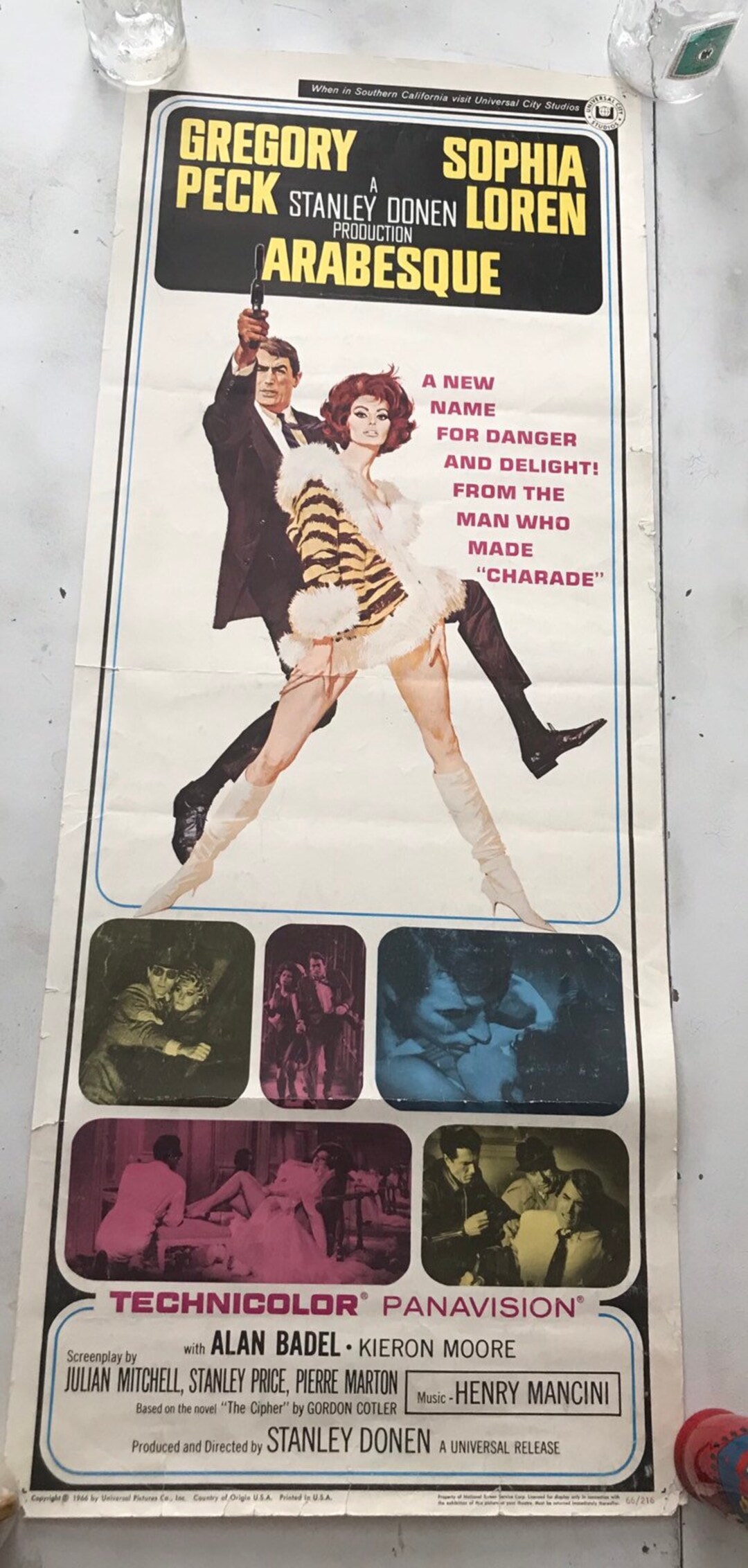 Original Arabesque Movie Poster - Etsy Hong Kong