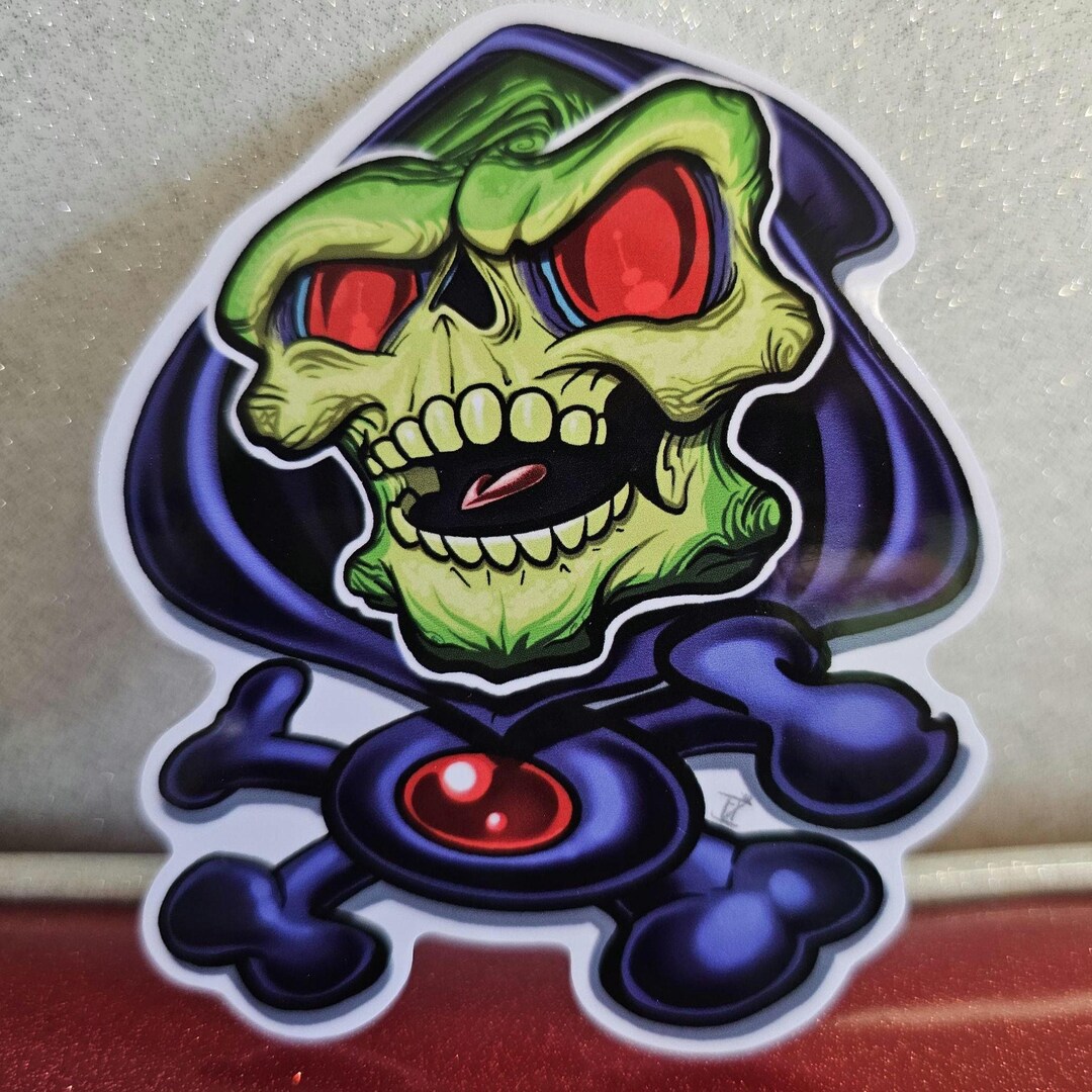 Skeletor Vinyl Sticker - Masters of the Universe 4" - Etsy