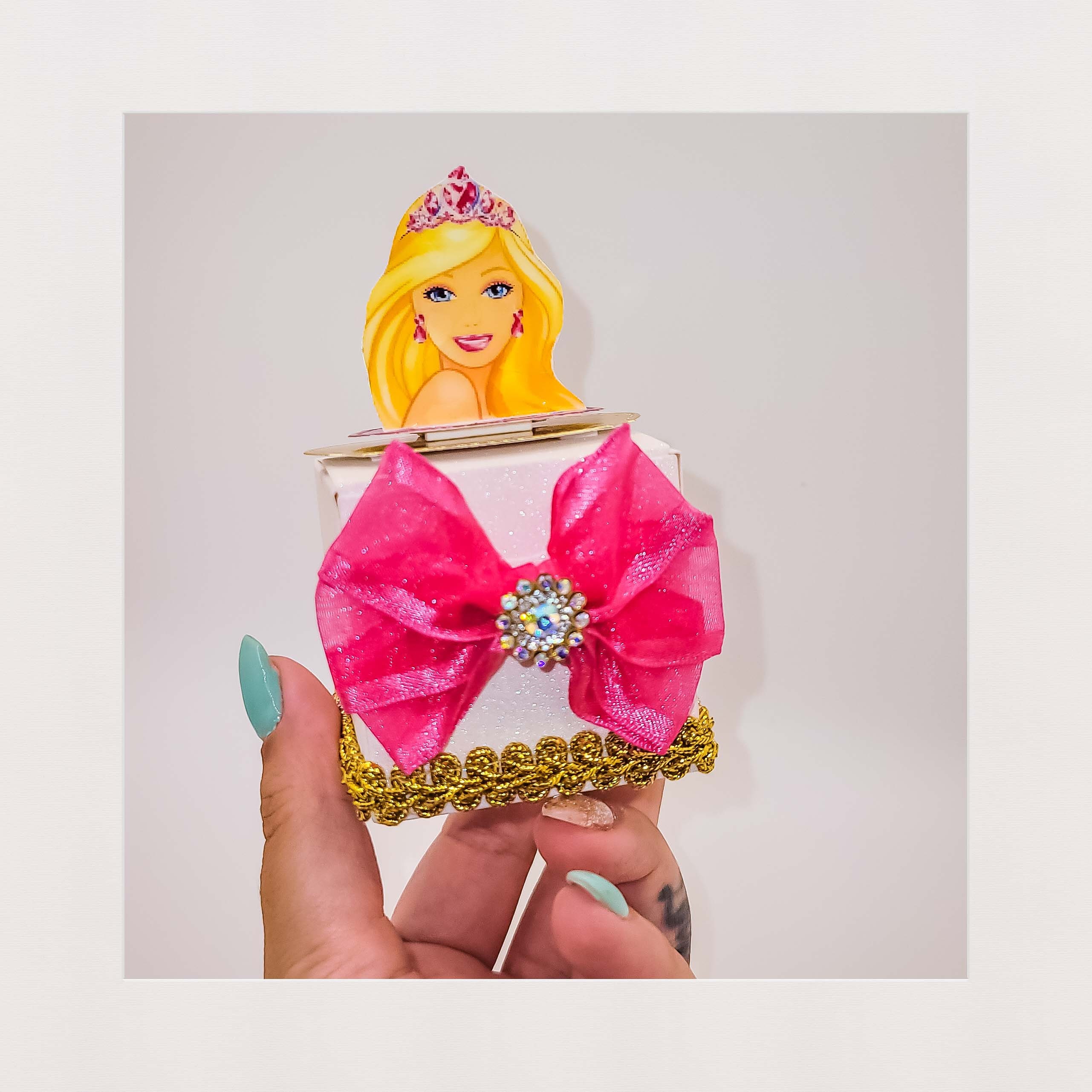 Barbie Party Favor Box / Barbie Theme Party Box /barbie Favor Box ...