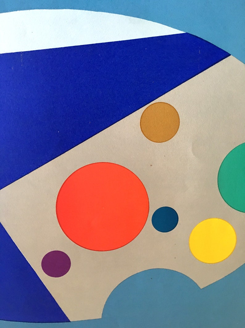 Bamse Kragh-jacobsen Op Art Serigraph Mid Century Modern 1970 - Etsy