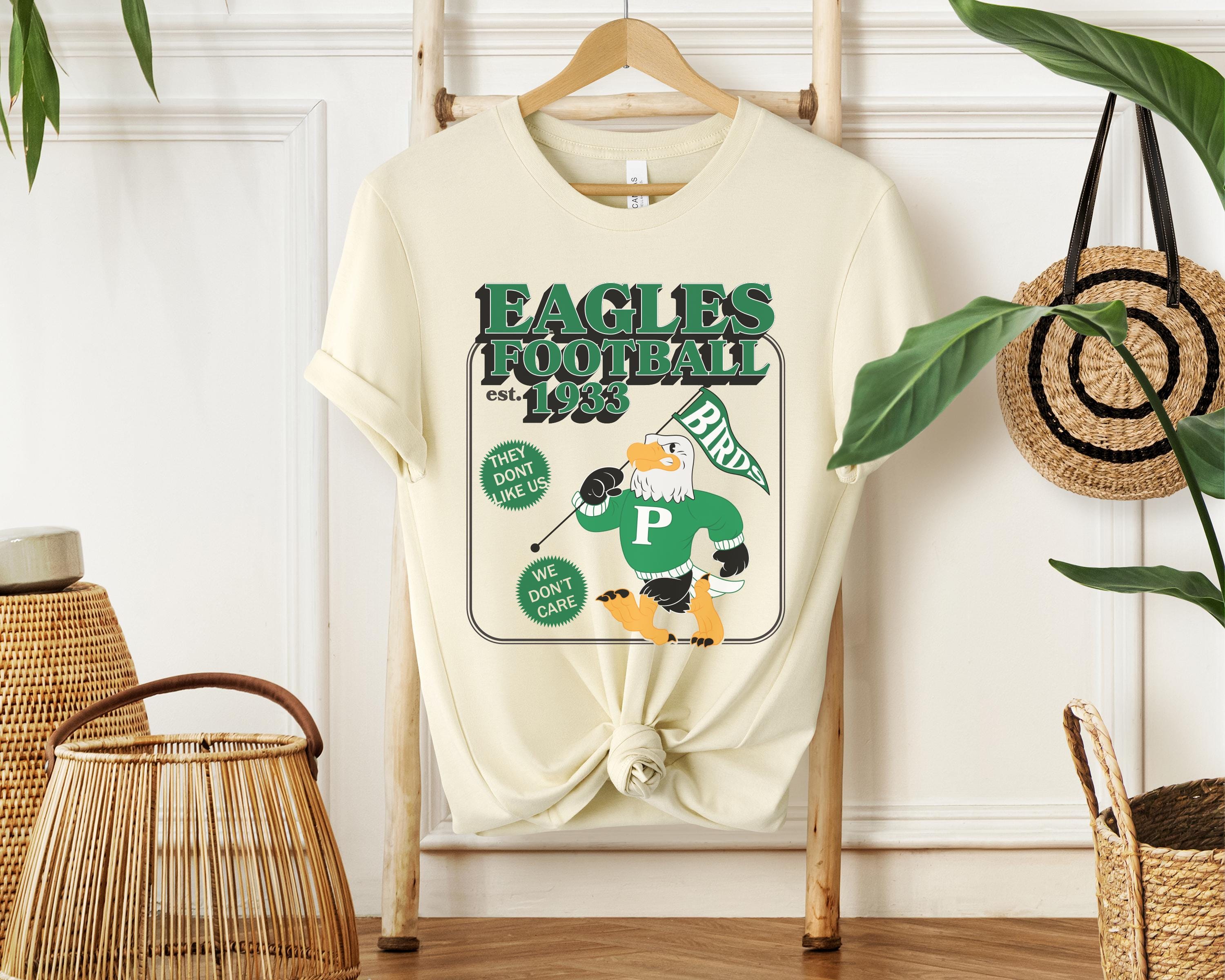 Retro Eagles Football Shirt | Philadelphia | Kelly Green Colorway ...