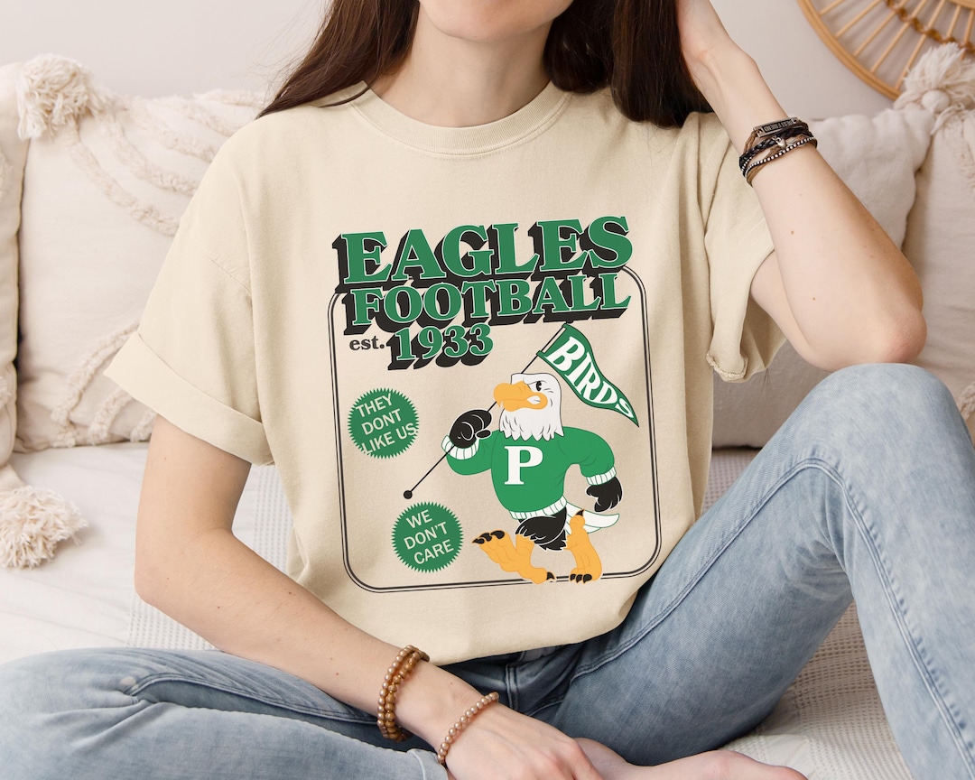 Retro Eagles Football Shirt | Philadelphia | Kelly Green Colorway ...