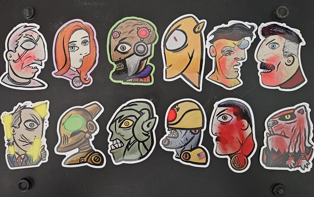 Invincible Comic Series Sticker Set - Etsy