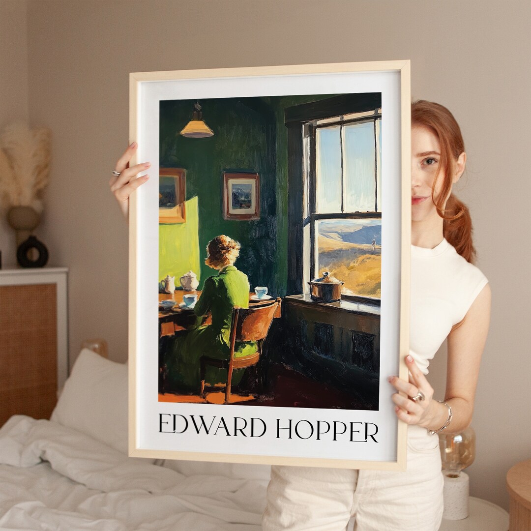 Edward Hopper Print, Edward Hopper Poster, , Edward Hopper Art, Mid ...