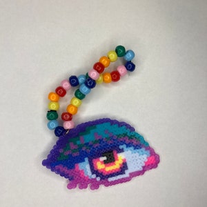 Kandi Bracelets, Rave Kandi, Perler Bead Charm Bracelets - Etsy