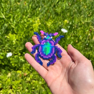 Perler Insects, Animal Crossing Pixel Bugs, Perler Bead Art, Fuse Beads ...