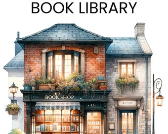 Personal Home Library Template | Book Tracker | Digital Tracker ...