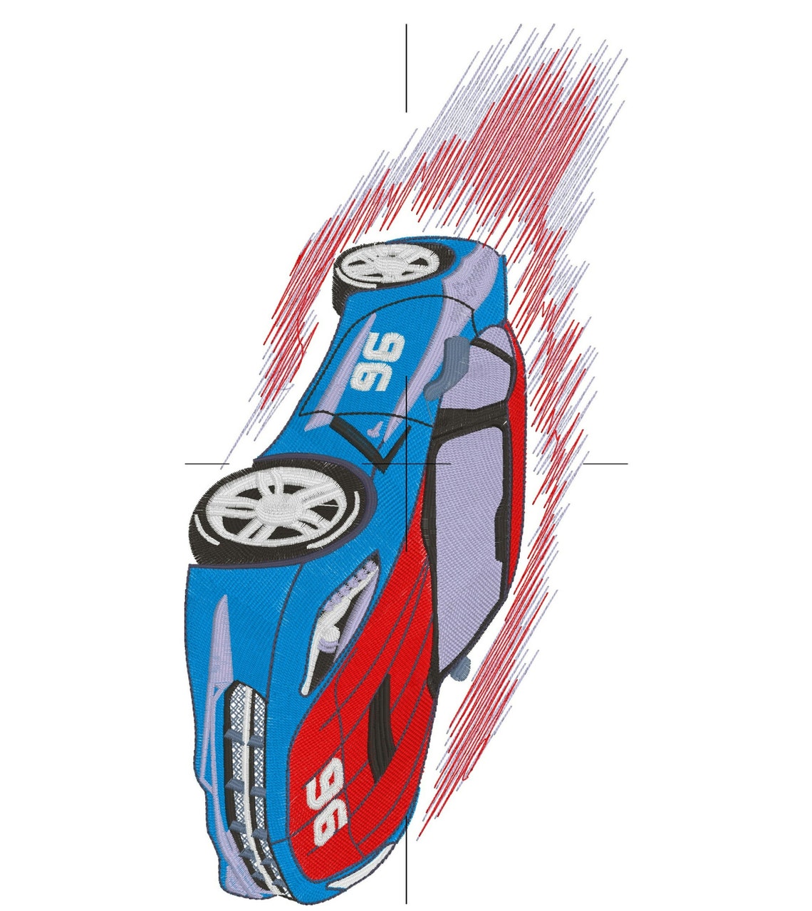 Race Car Nascar Speed Racer Embroidery - Etsy