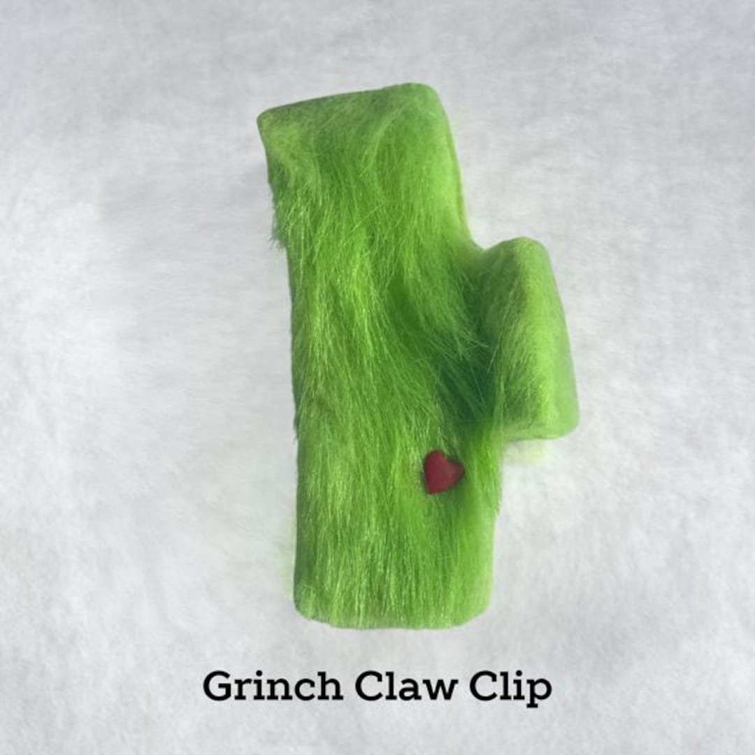 Grinch Claw Clip - Etsy