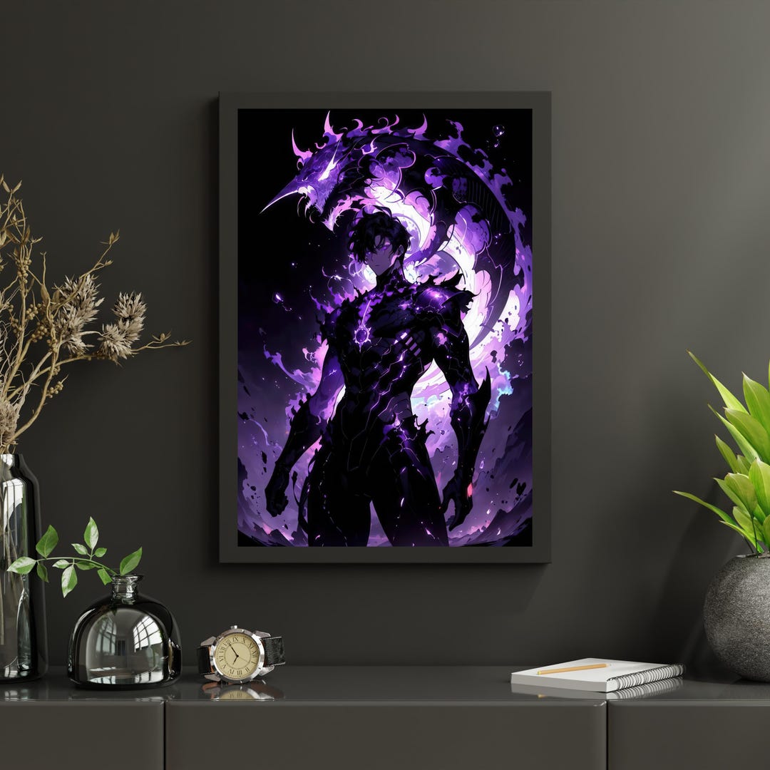 Solo Leveling Anime Poster - Premium Matte Finish, Museum-grade Art ...