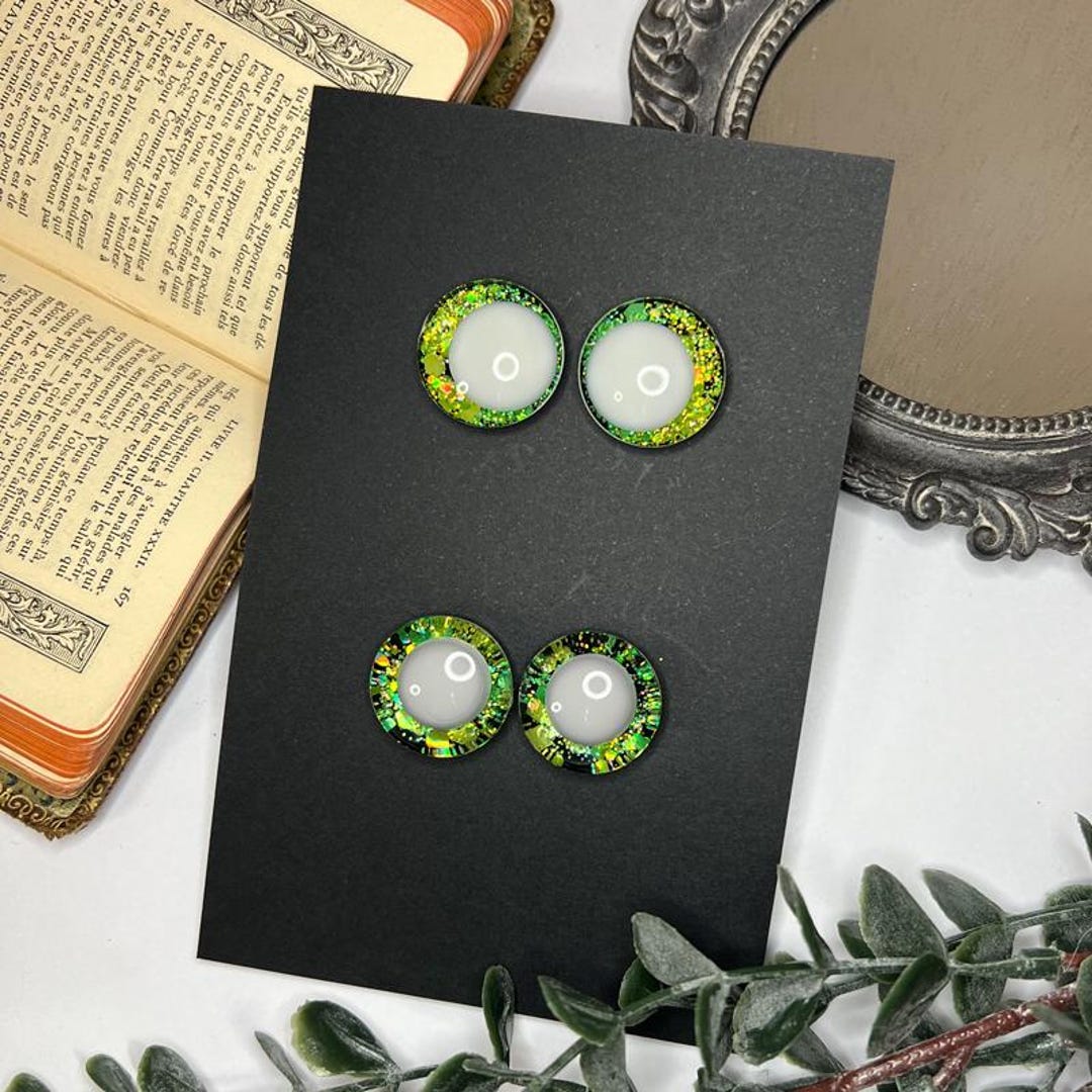 Elves Energy White Pupil Safety Eyes for Amigurumi Hand Painted Safety ...