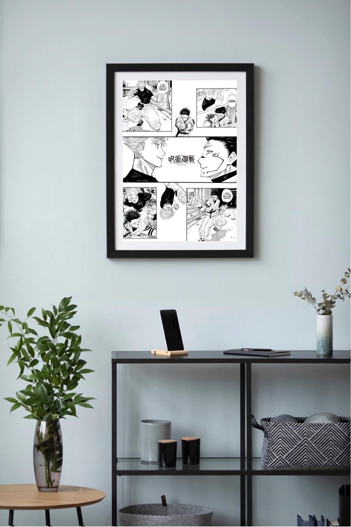 Jujutsu Kaisen Anime Digital Print, Anime Poster, Manga Poster, Wall ...