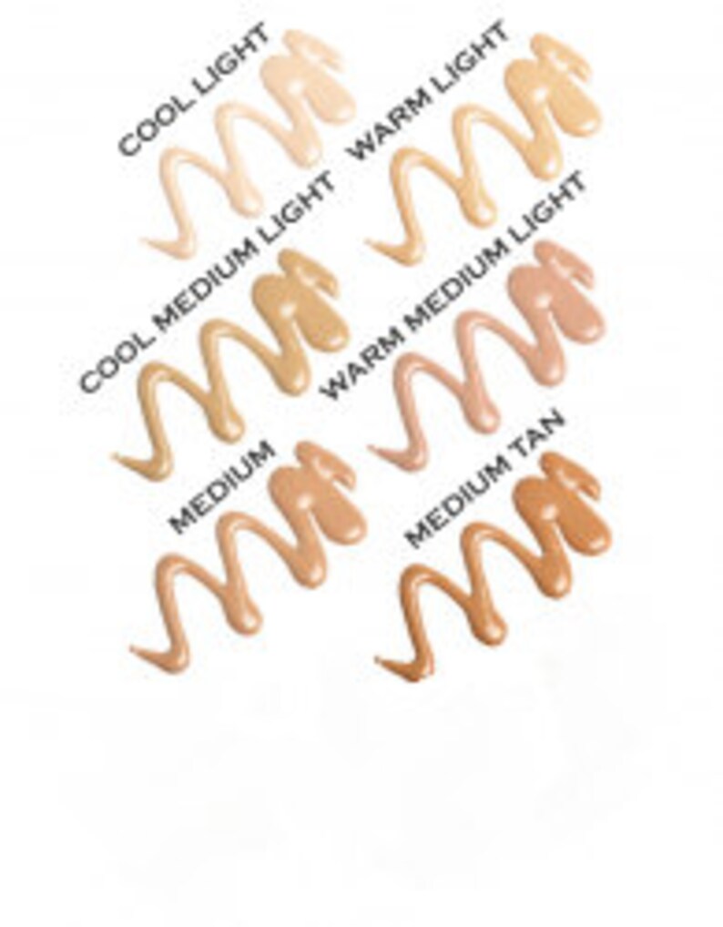 Organic Liquid Foundation in Cool Medium Light Non-comedogenic - Etsy