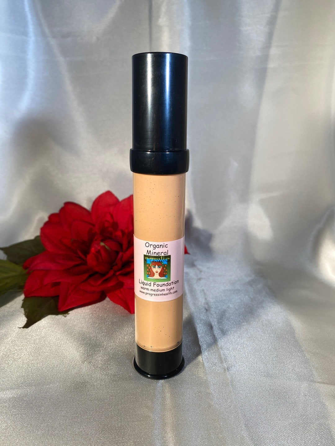 Organic Foundation in Warm Medium Light All Natural Liquid Mineral ...